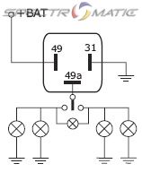 MFL 17 ITG/3-24 - flasher unit relay, 24V DIN