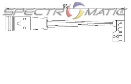 2205401517 brake sensor MERCEDES W211 S211 W164 W166 W251 V251 W463 ...