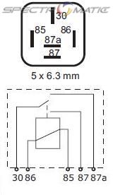 MR 64 RLP/52-12D - relay, 40A/15A