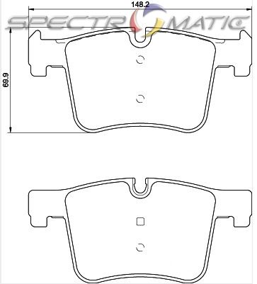OE 34 11 6 856 193 - Brake Pad Set BMW 1 (F20, F21) BMW 2 (F22) BMW 3 ...